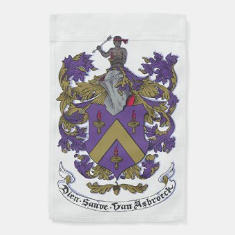 Hasbrouck Crest Garden Flag | Zazzle