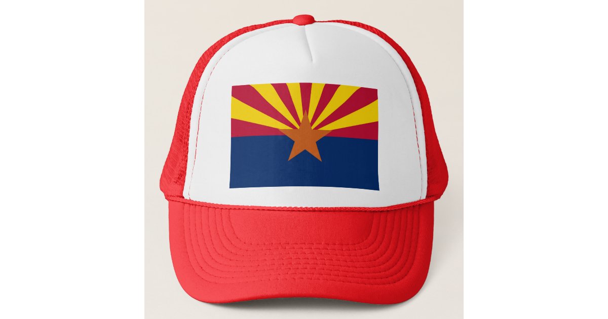 Hat with Flag of Arizona State - USA | Zazzle