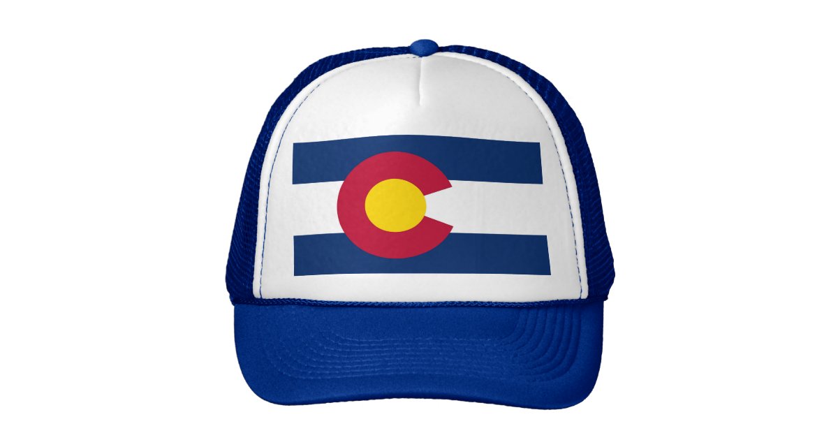 Hat with Flag of Colorado State - USA | Zazzle