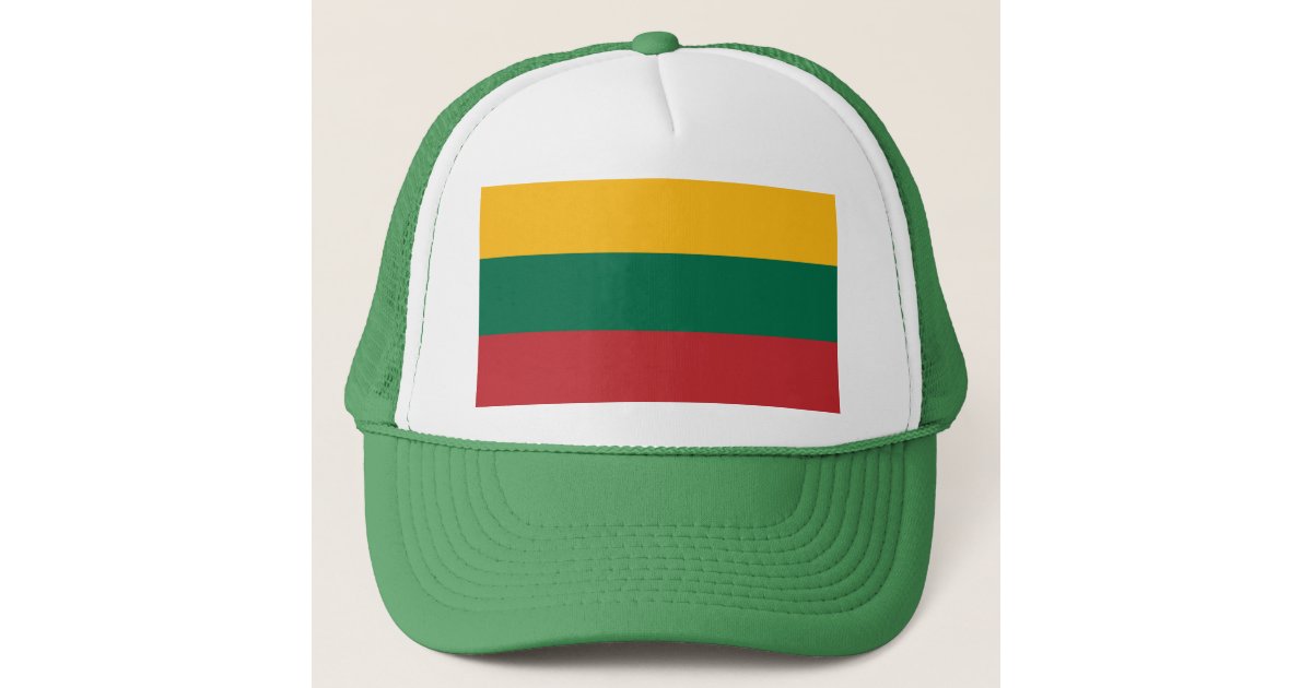 Hat with Flag of Lithuania | Zazzle
