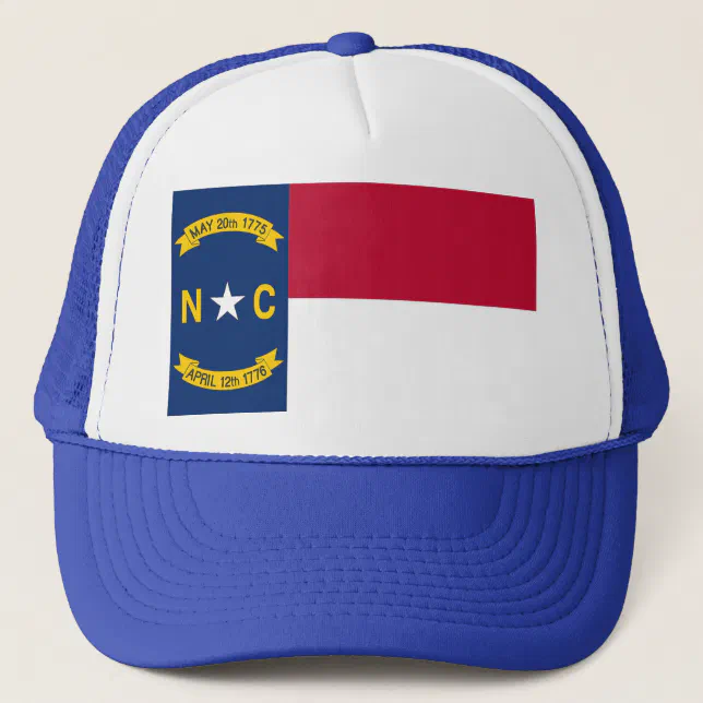 Hat with Flag of North Carolina State - USA | Zazzle