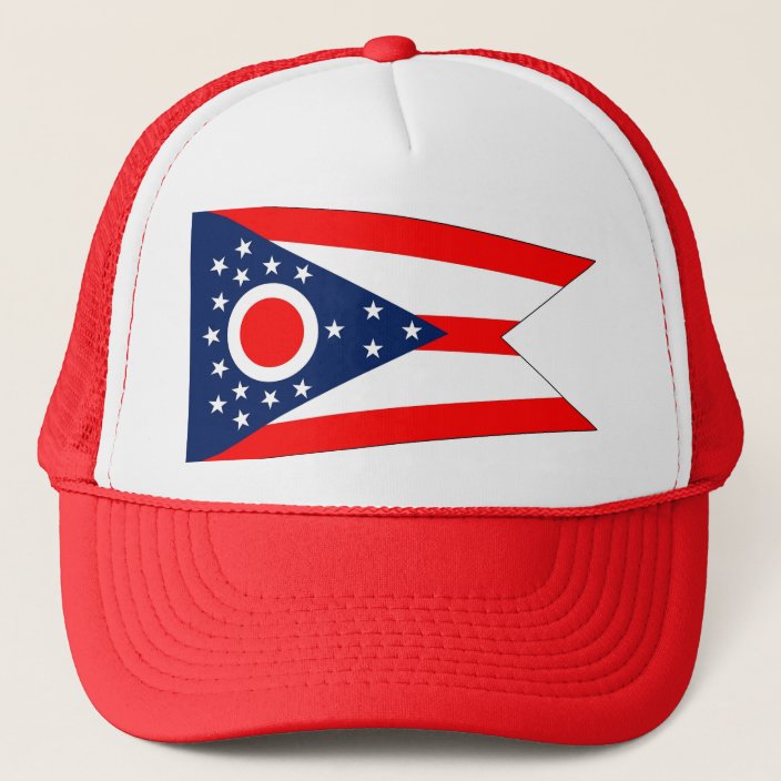 Hat with Flag of Ohio State - USA | Zazzle.com