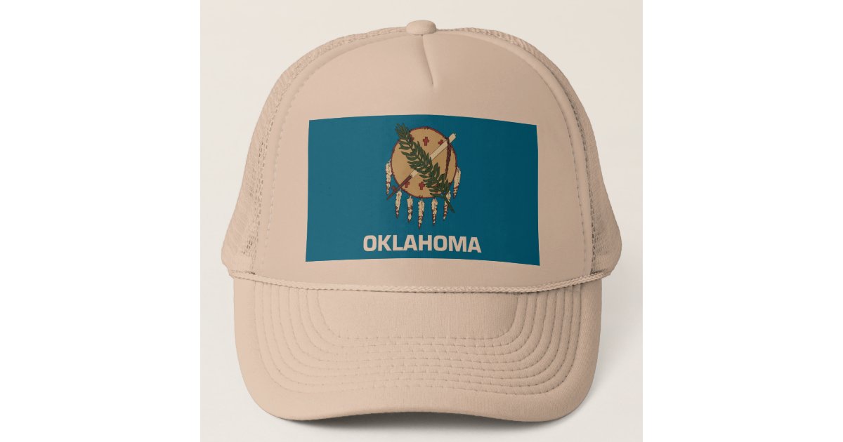 Hat with Flag of Oklahoma State - USA | Zazzle