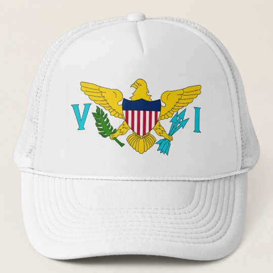 Hat with Flag of Virgin Islands - USA | Zazzle.com