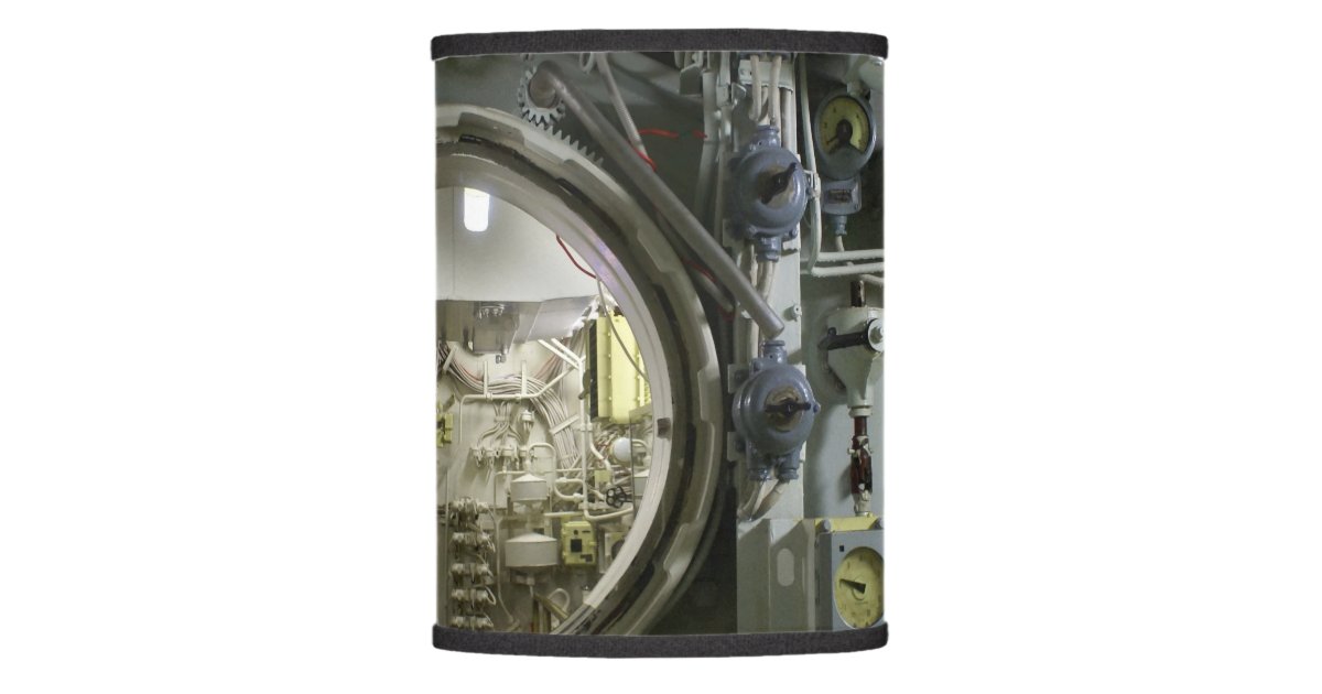 hatch on an old retro submarine lamp shade | Zazzle