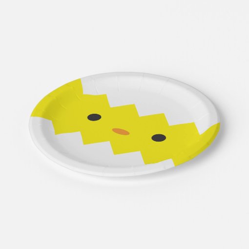 Hatched Chick Paper Plates | Zazzle