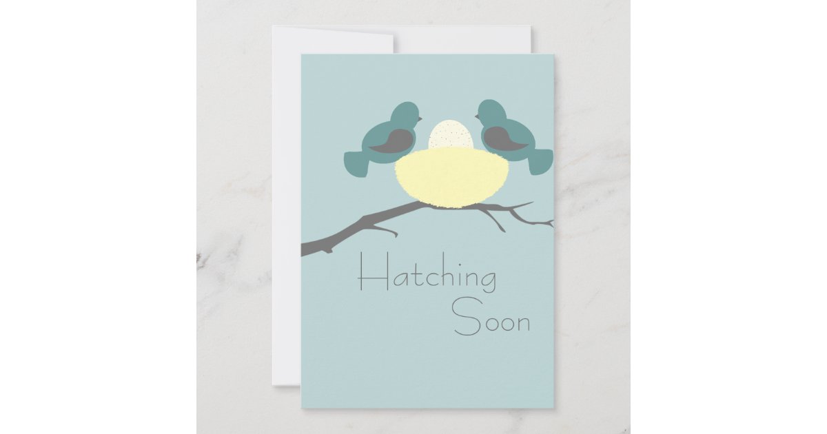 Hatching Soon Invitation | Zazzle