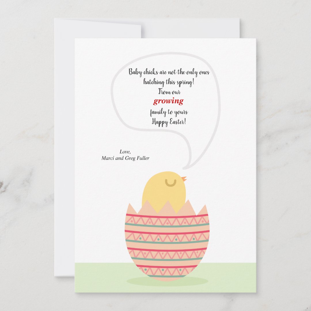 Hatchling Chick Pregnancy Announcement | Zazzle