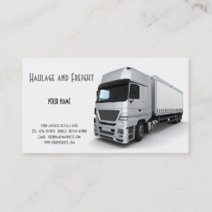 Trucker Business Cards - Business Card Printing | Zazzle