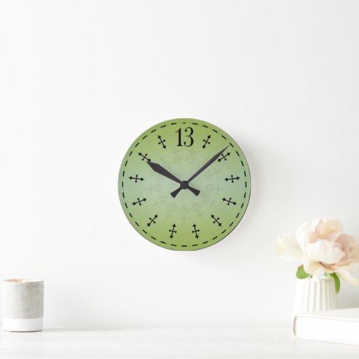Haunted 13th Hour Clock | Zazzle