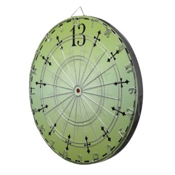 Haunted 13th Hour Clock Dartboard | Zazzle