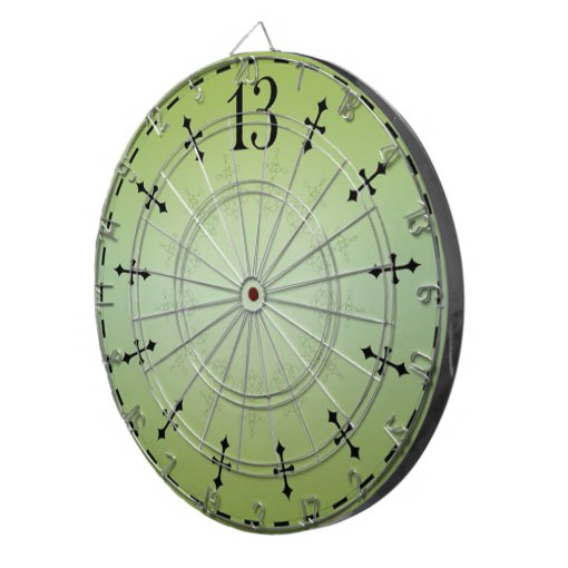 Haunted 13th Hour Clock Dartboard | Zazzle