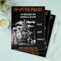 HAUNTED HOUSE FLYER | Zazzle