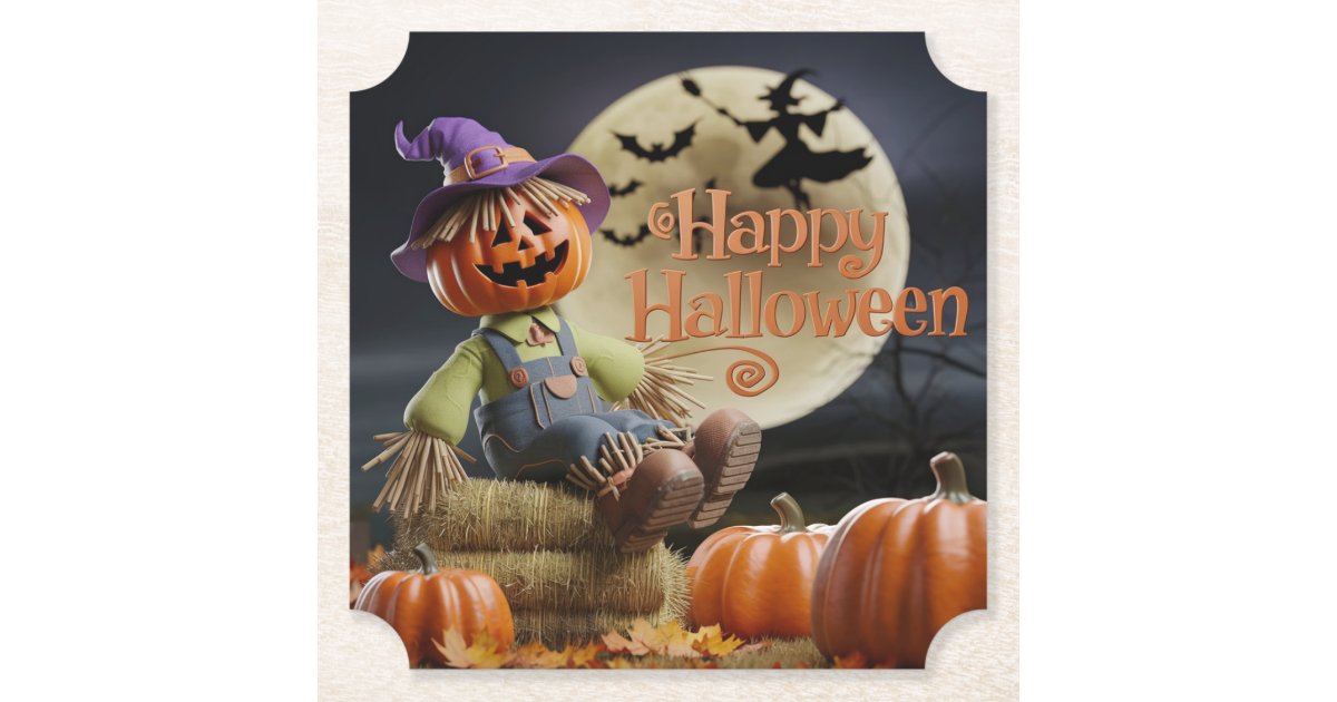 Haunted House Halloween Coaster | Zazzle