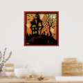 Haunted House Halloween Inspirivity Classroom Poster | Zazzle