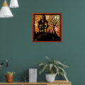 Haunted House Halloween Inspirivity Classroom Poster | Zazzle
