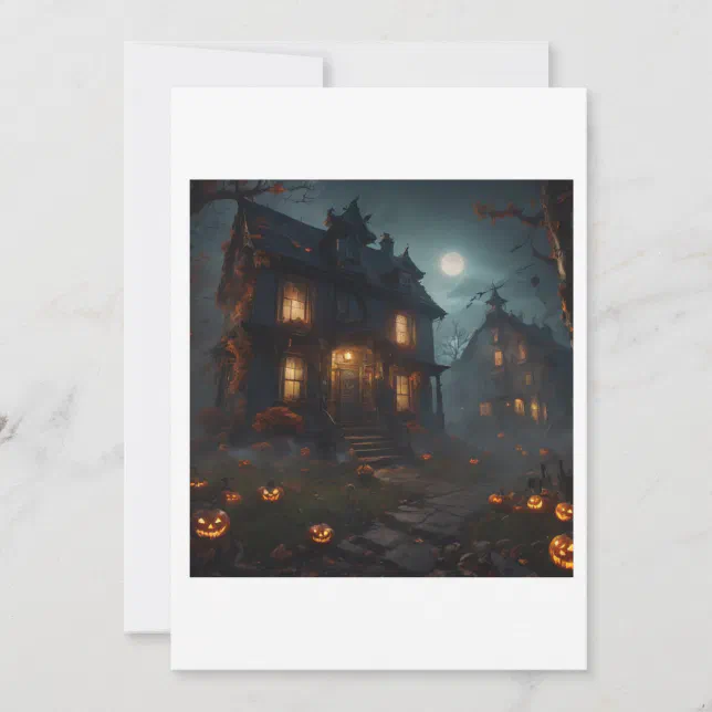 haunted house invitation | Zazzle
