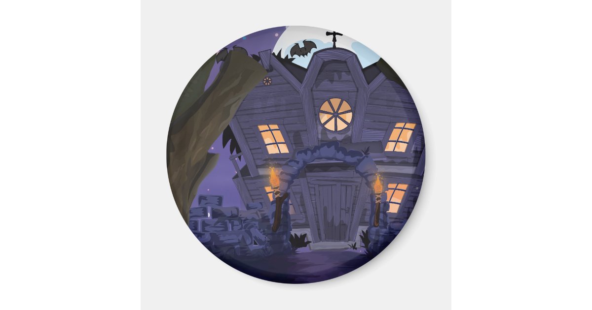 haunted house magnet | Zazzle