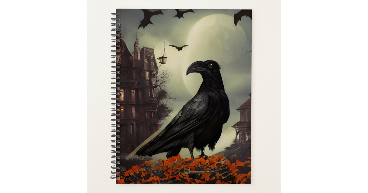 Haunted House Raven Planner | Zazzle