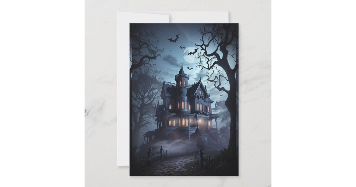 "Haunted Mansion Halloween Soiree Invitation | Zazzle