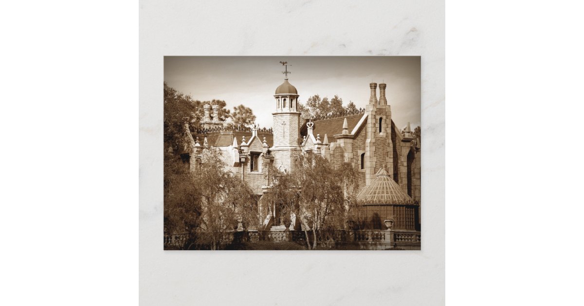 Haunted Mansion Postcard | Zazzle
