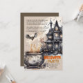 Haunted Mansion | Wicked Cauldron Poem Invitation | Zazzle