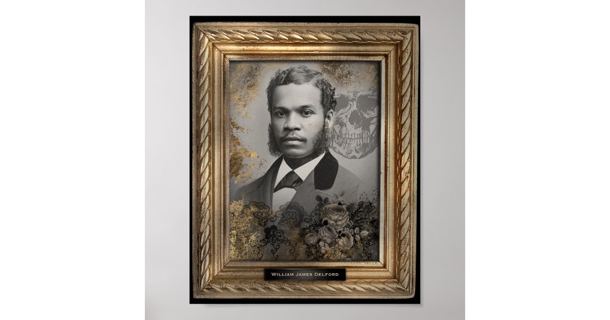 Haunted Portrait | African-American Man Poster | Zazzle
