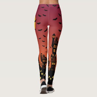 Haunted Village Leggings | Zazzle