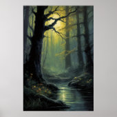Haunting Beauty of an Ancient Swamp Poster | Zazzle