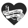 Hauntingly Jack & Sally "Simply Meant To Be" Classic Round Sticker | Zazzle
