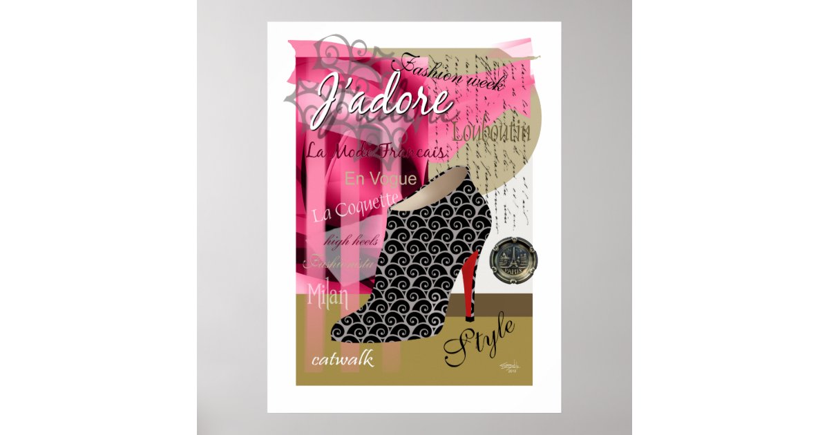 Haute Couture Poster Print | Zazzle