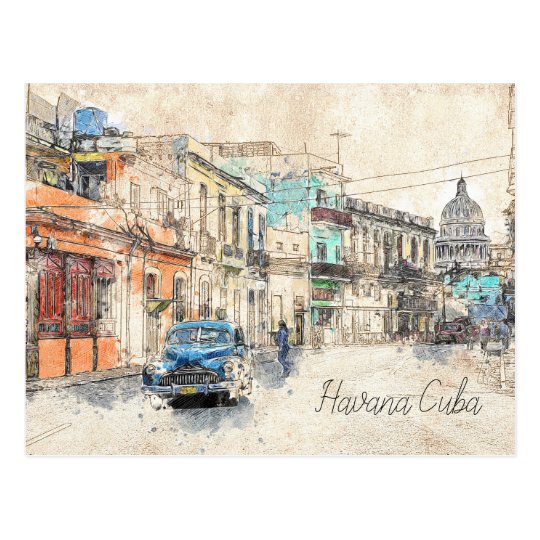 havana cuba postcard | Zazzle.com
