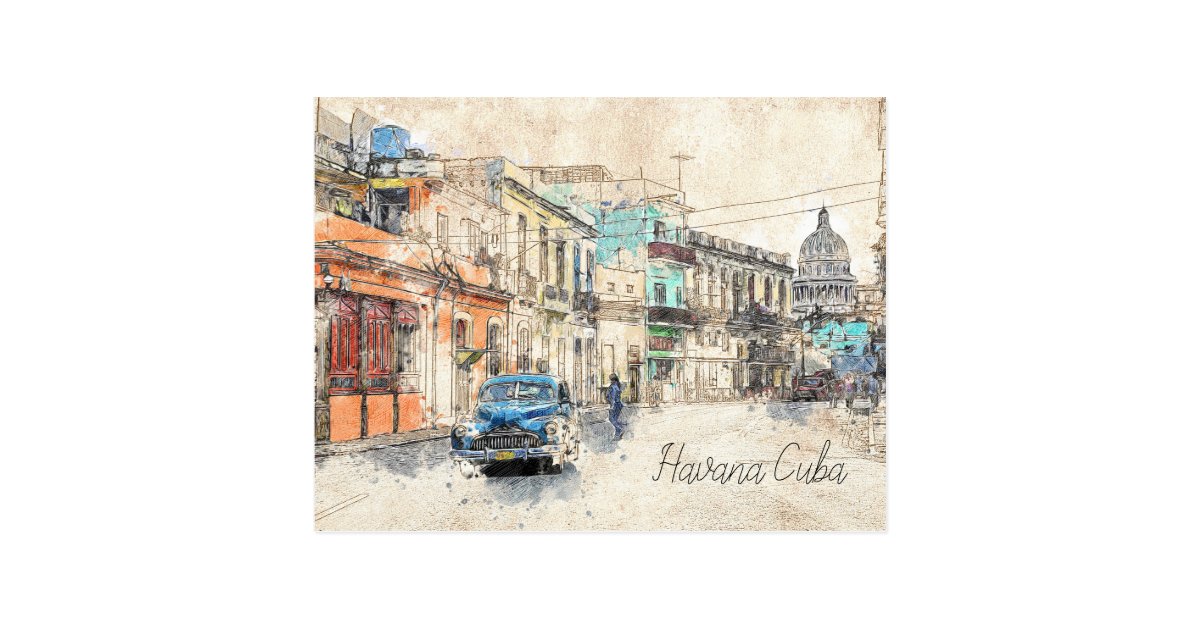 havana cuba postcard | Zazzle.com