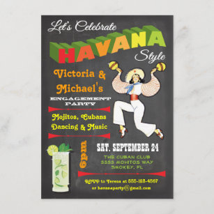Cuban Invitations | Zazzle