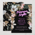 Havana Nights Neon Cuban Bachelorette Weekend Invitation | Zazzle