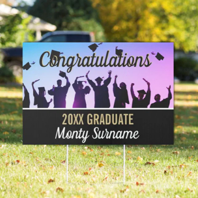 Have a Celebration! Popular Graduation Yard Sign | Zazzle