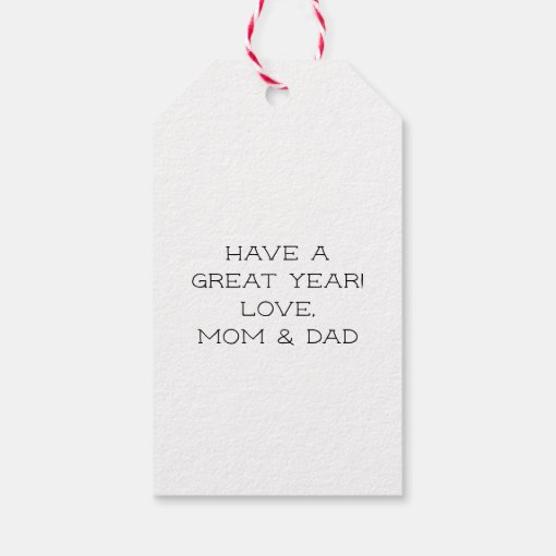 Have a Great Year Back to School Gift Tags | Zazzle