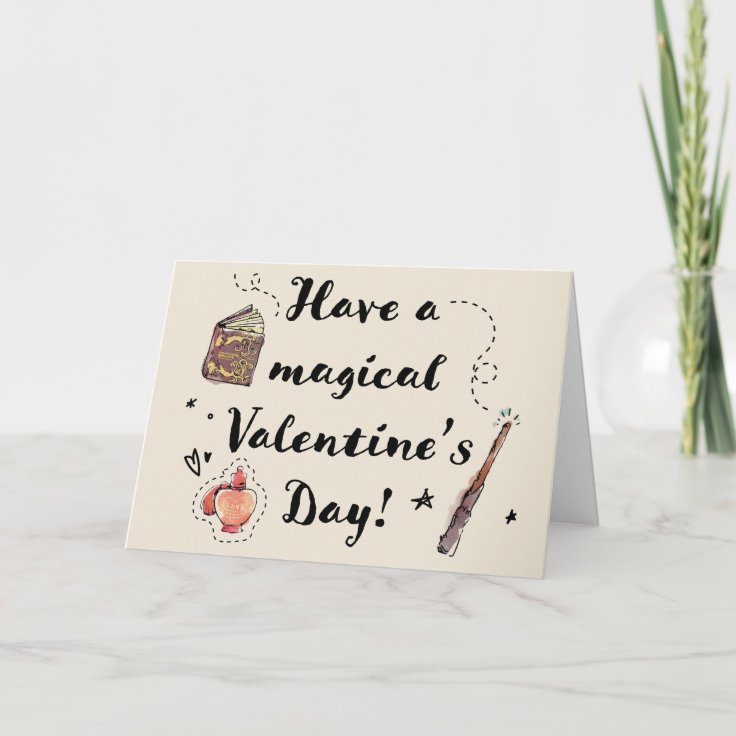 Have A Magical Valentine's Day Card | Zazzle