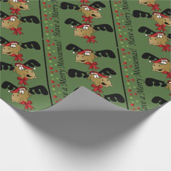 Have a Merry Moosemas | Christmas Wrapping Paper | Zazzle