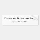Have a nice day 1970's retro bumper sticker | Zazzle.com