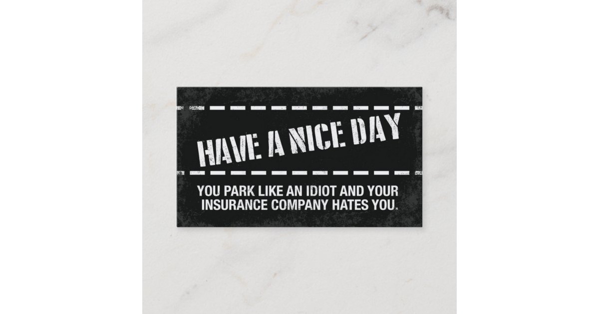 Have A Nice Day! Business Card | Zazzle