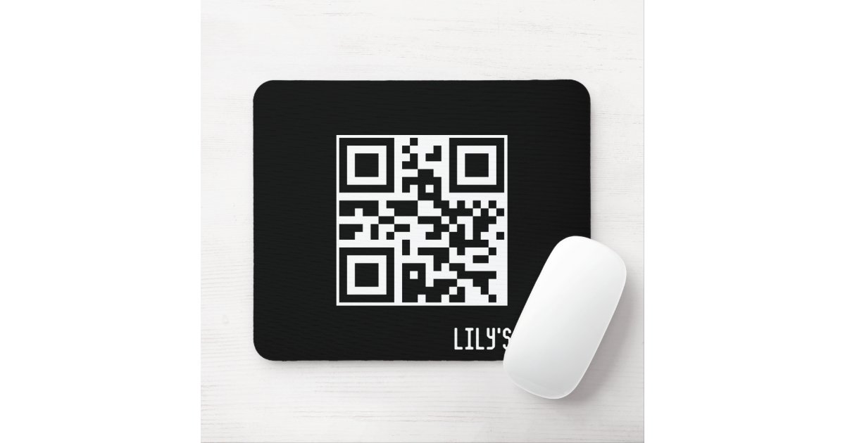 Have A Nice Day QR Code Mouse Pad | Zazzle