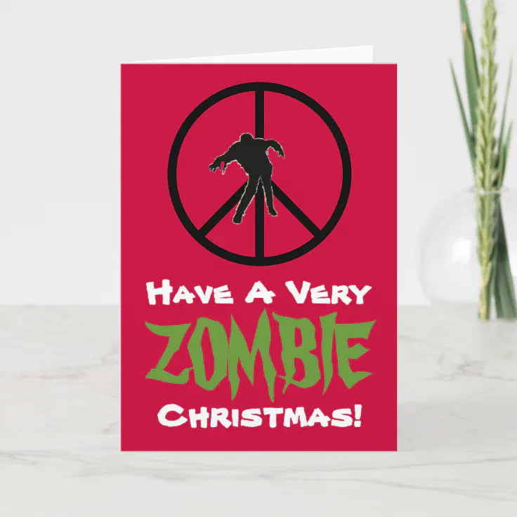 Have A Very ZOMBIE Christmas Greeting Card | Zazzle