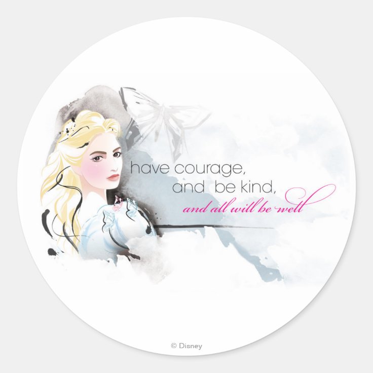 Have Courage Classic Round Sticker | Zazzle