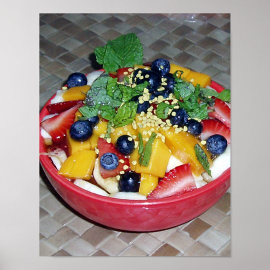 Hawaii Acai Bowl Poster | Zazzle.com