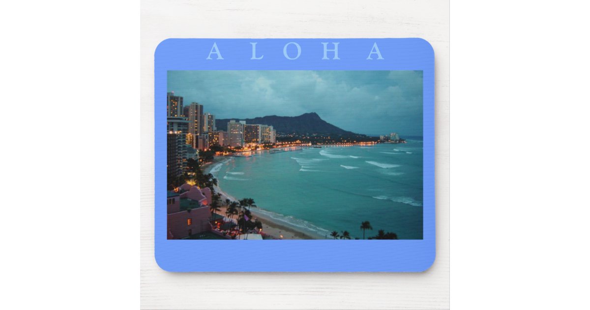 HAWAII ALOHA COLLECTION MOUSE PAD | Zazzle