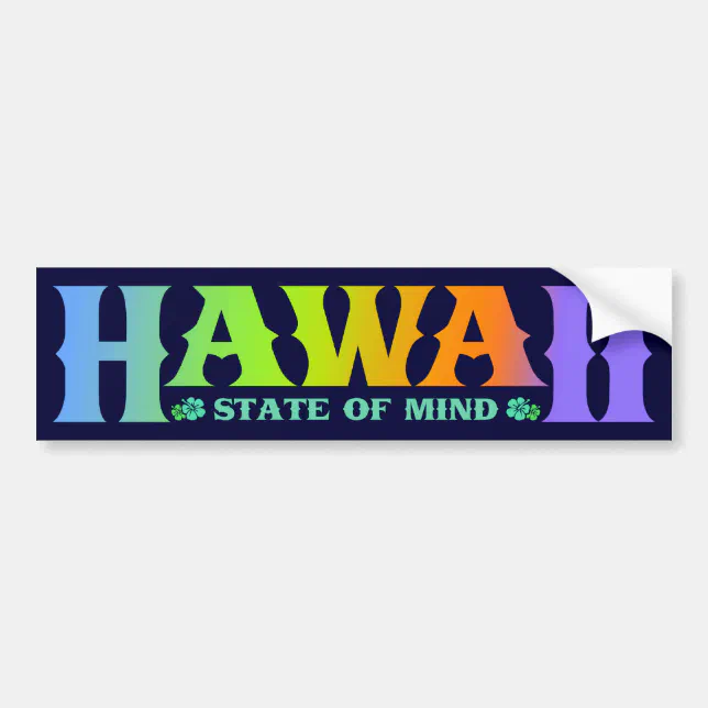 Hawaii Bumper Sticker | Zazzle