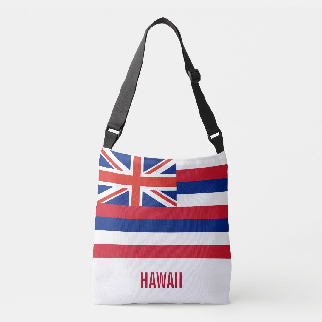 Hawaii Flag Crossbody Bag | Zazzle