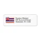 Hawaii Flag Return Address Label | Zazzle