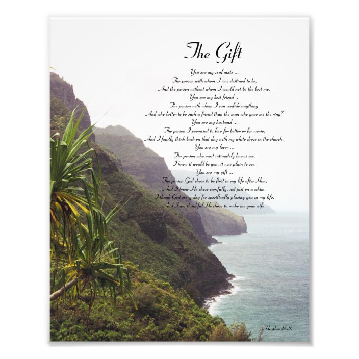 Hawaii Love Poem Photo Print | Zazzle.com